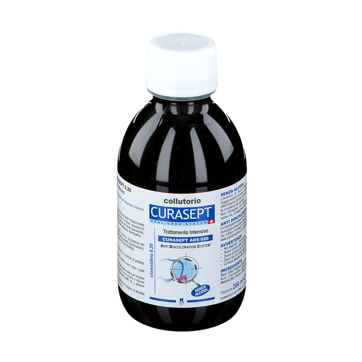 Curasept® ADS® 020 Bain de bouche Soins intensifs 200 ml - Redcare Apotheke