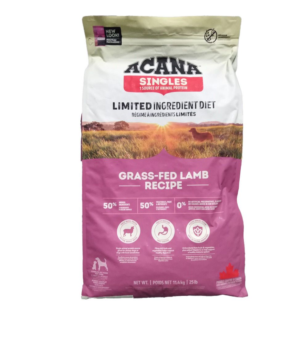 ACANA Singles Grass-Fed Lamb Recipe – Trockenfutter für Hunde ...