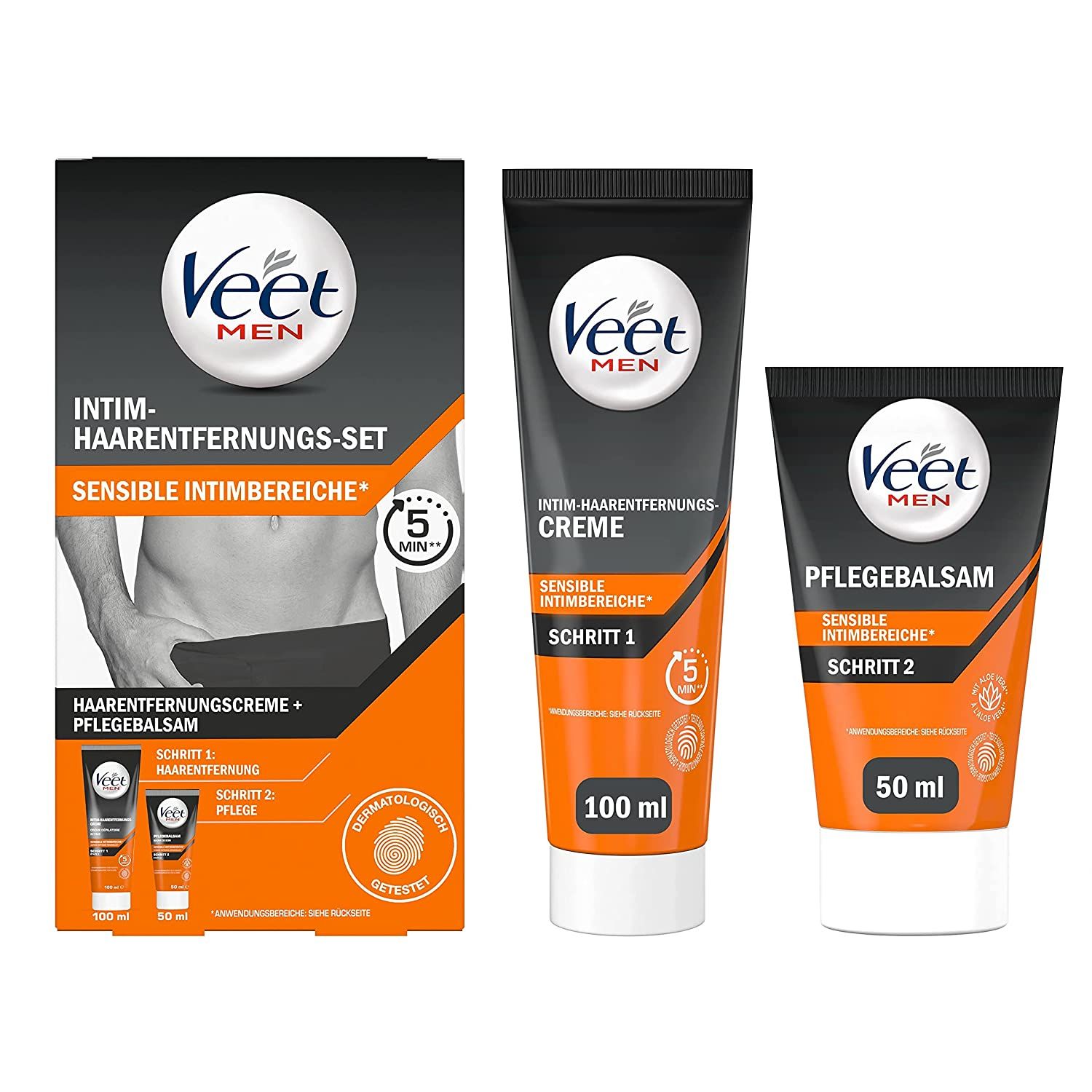 VEET Men Total Pro Kit d'épilation intime 1 pc(s) - Redcare Apotheke